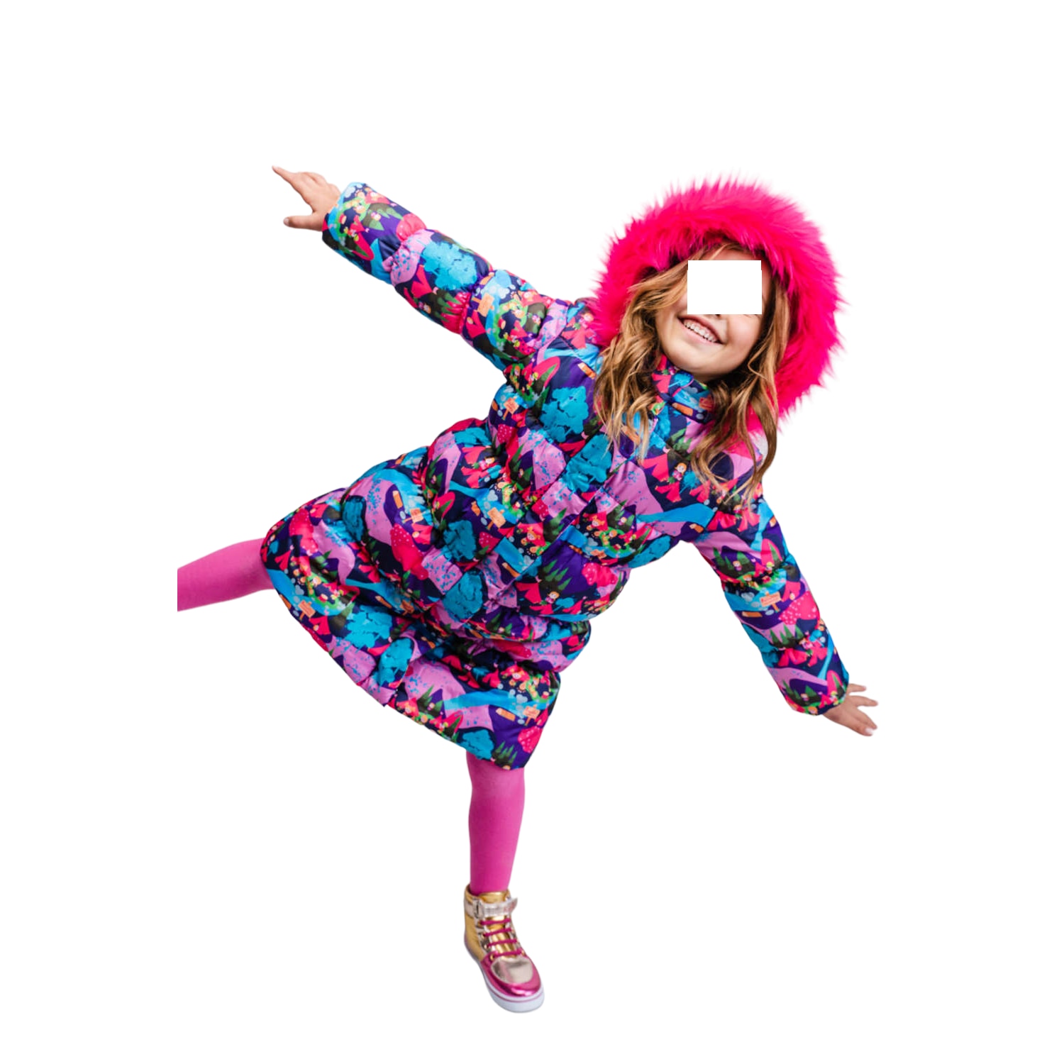 Geaca de iarna cu gluga, pentru fete, Rosalita Senoritas-Benzie - eMAG.ro