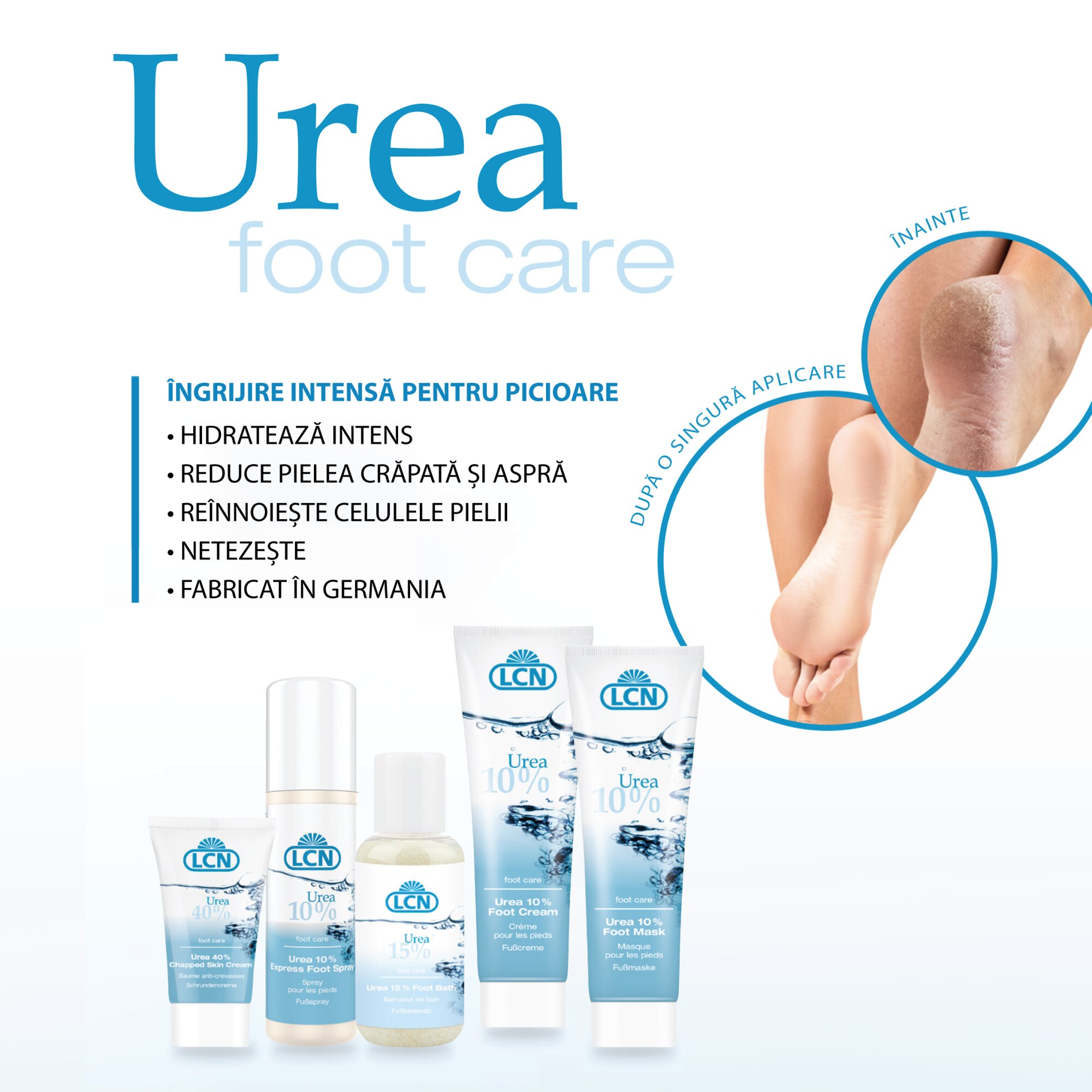 Balsam hranitor pentru picioare cu 40% uree, trateaza calusurile si ...