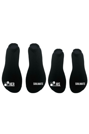 Set 2 perechi sosete cuplu, sot si sotie, the SOSETE, din bumbac, 39-41 ...