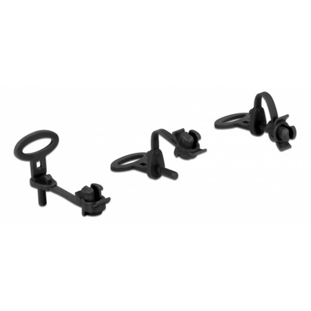 Distantiere, DELOCK, 3.6 mm, Negru, 10 buc - eMAG.ro