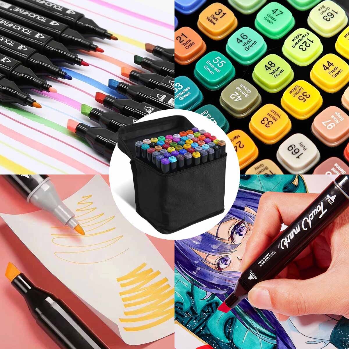 Set 36 markere Salestore.ro®, cu 2 capete "subtire si gros", Scriere si ...