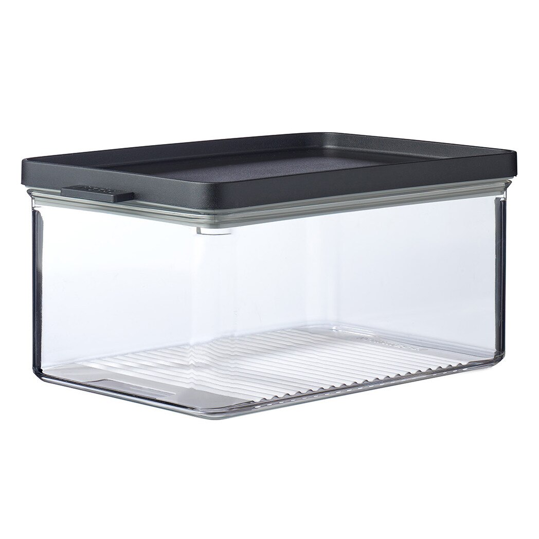 Recipient branza Omnia Nordic, Mepal, Plastic, Transparent/Negru - eMAG.ro