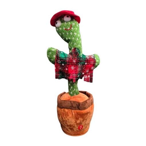 Jucarie interactiva Cactus Vorbitor si Dansator, 32 cm, cu baterii ...