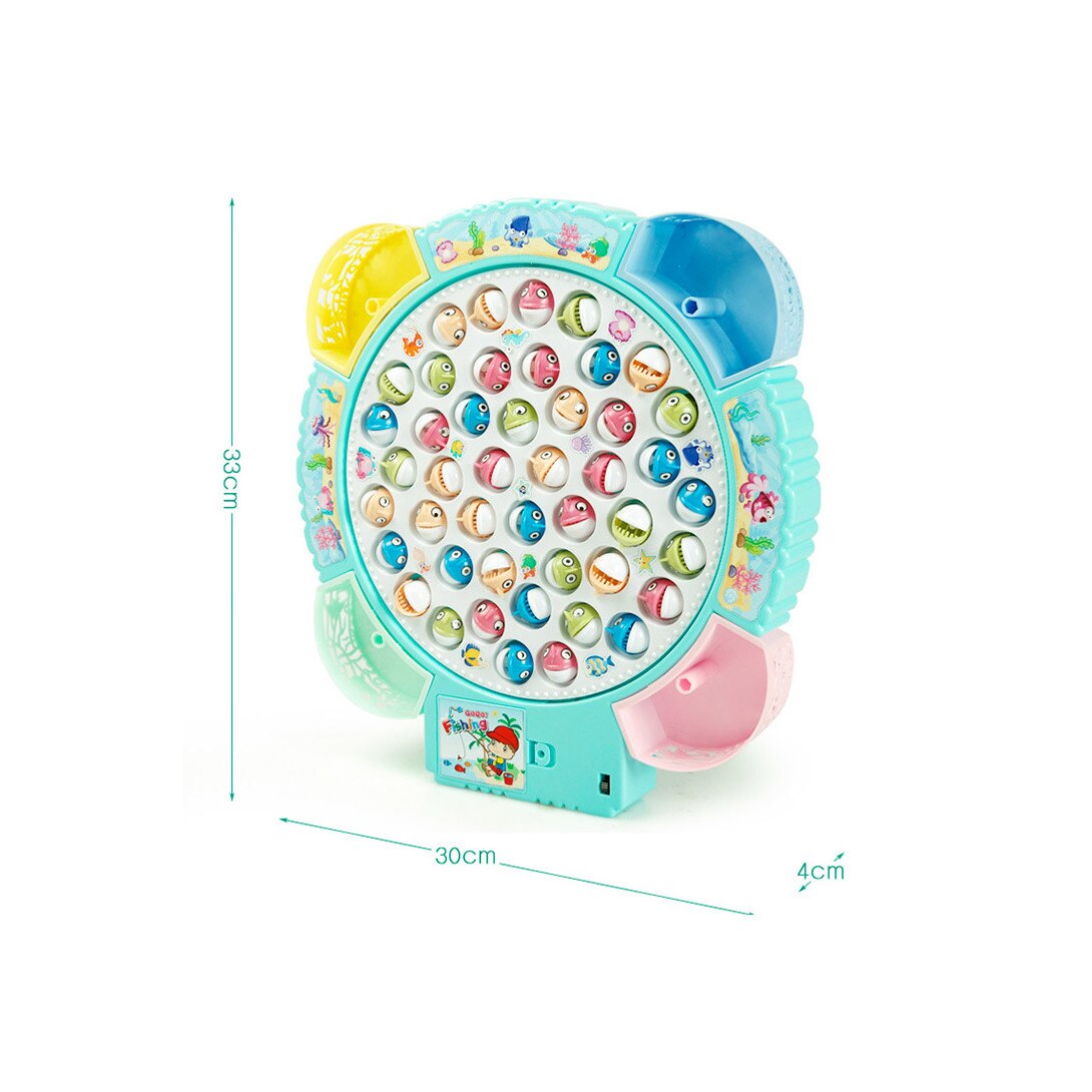 Set electric de jucarie de pescuit Fishing Battle, interactiv, 4 undite ...
