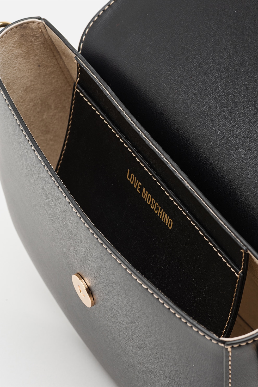 Love Moschino, Geanta crossbody cu clapa, Negru - eMAG.ro