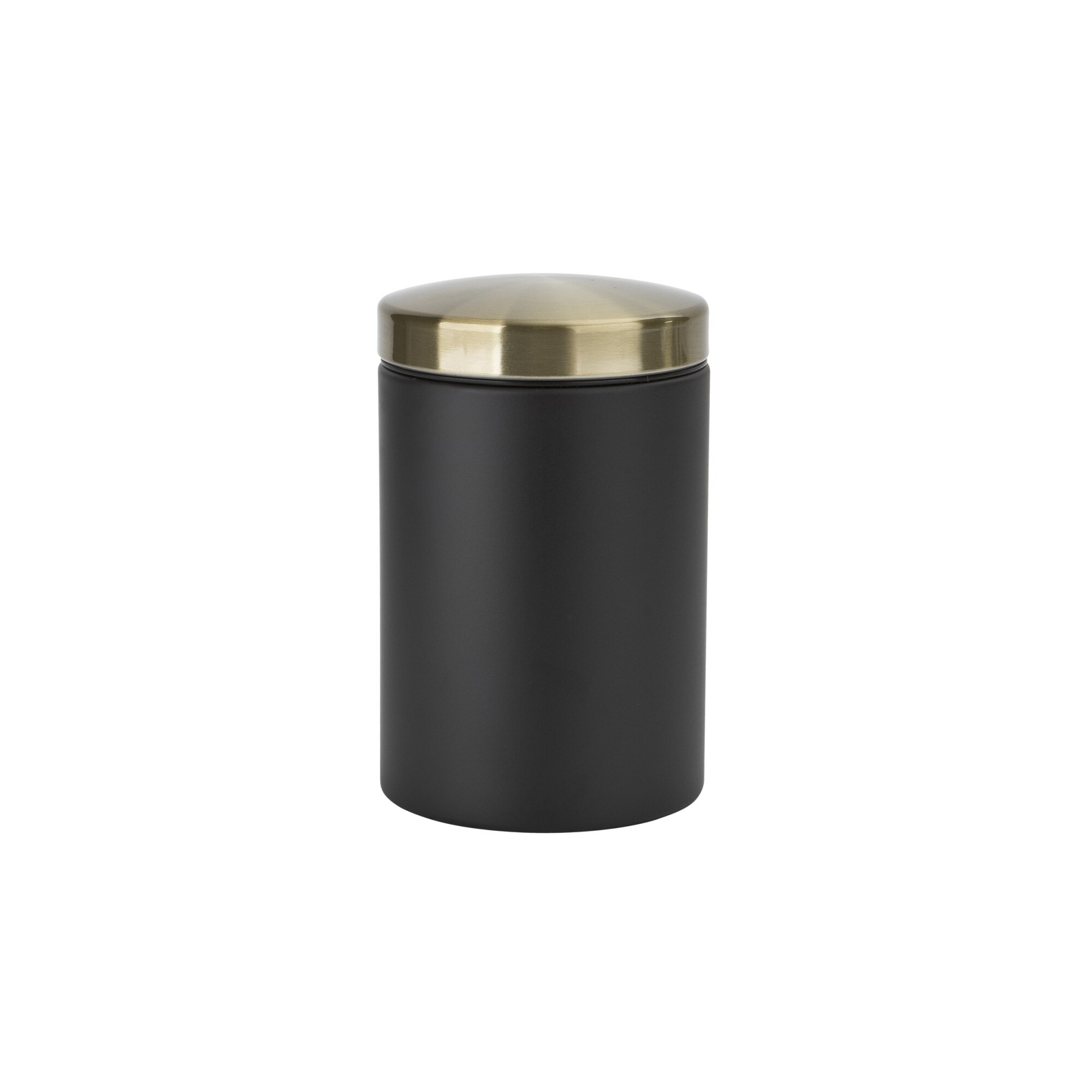 Recipient depozitare Harry, Mondex, Ceramica, Negru/Auriu - eMAG.ro