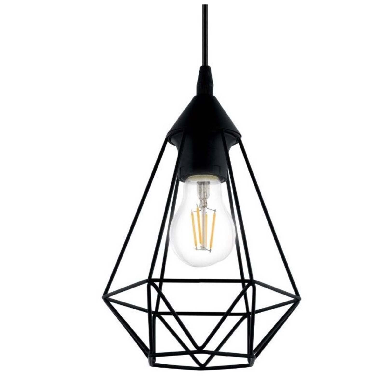 Pendul Byron negru, abajur otel - eMAG.ro