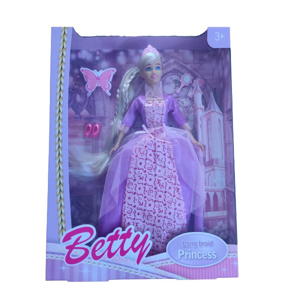 Set papusa Betty princess, accesorii, roz - eMAG.ro