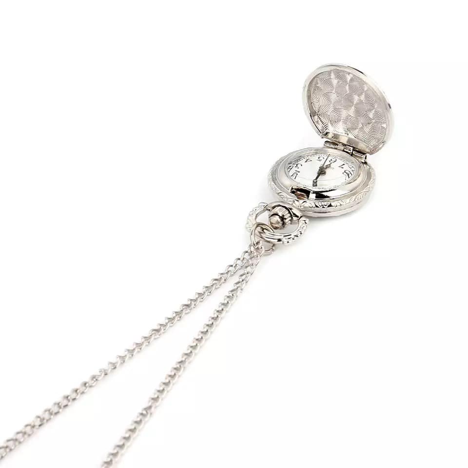 Pandantiv cu ceas functional, bufnita, argintiu, NileX - eMAG.ro