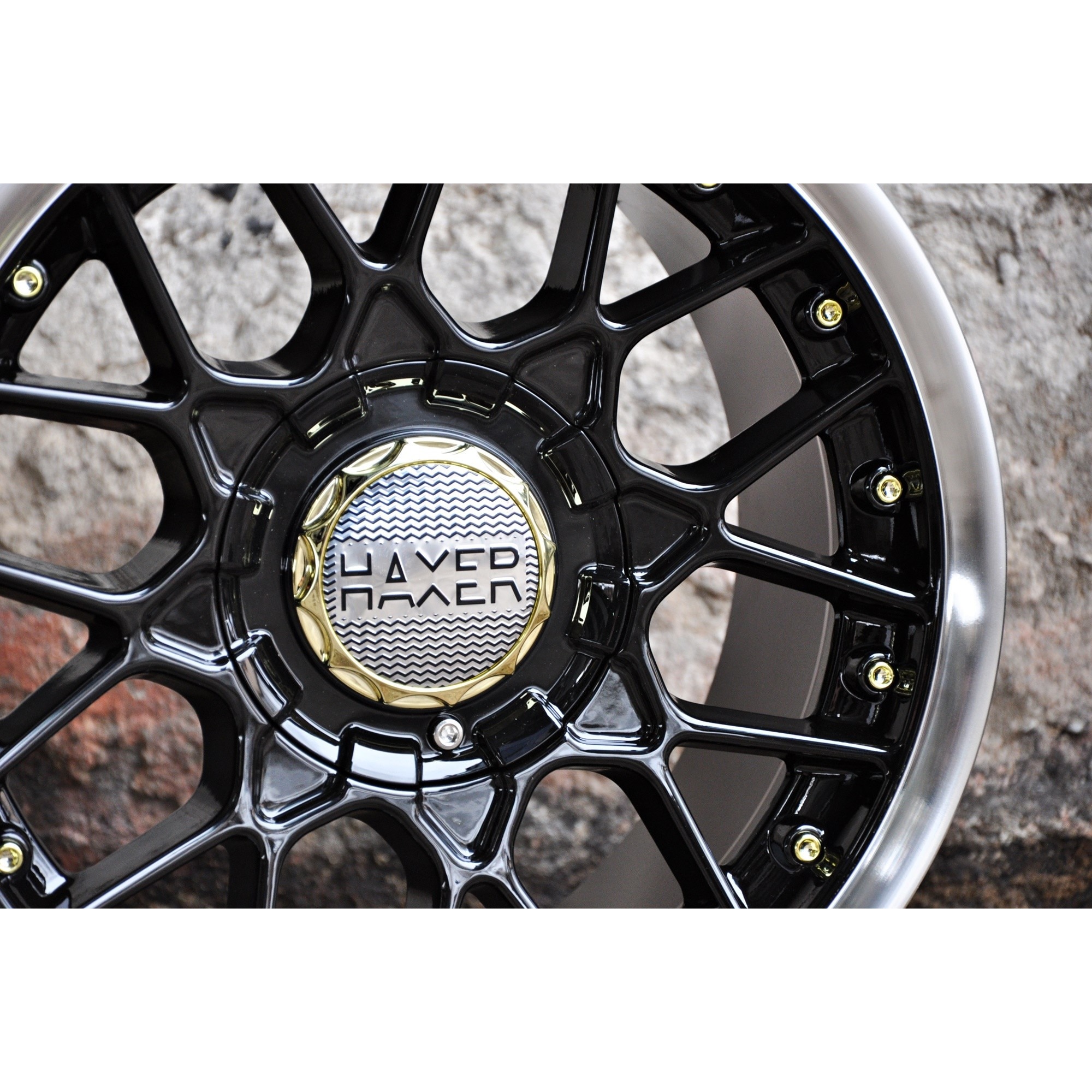 Set 4 jante aliaj Haxer, 1879, 15x8 inch, 4x100, ET30, BL - eMAG.ro