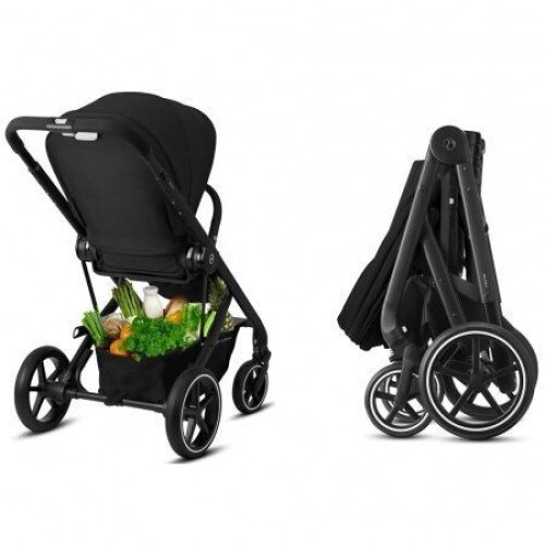 Детска количка Cybex Balios S Lux 3 в 1 Deep Black с кора Aton B2 - eMAG.bg