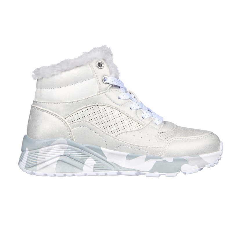 Ghete fete Uno Lite Camo Dazzle, Skechers, Argintiu - eMAG.ro