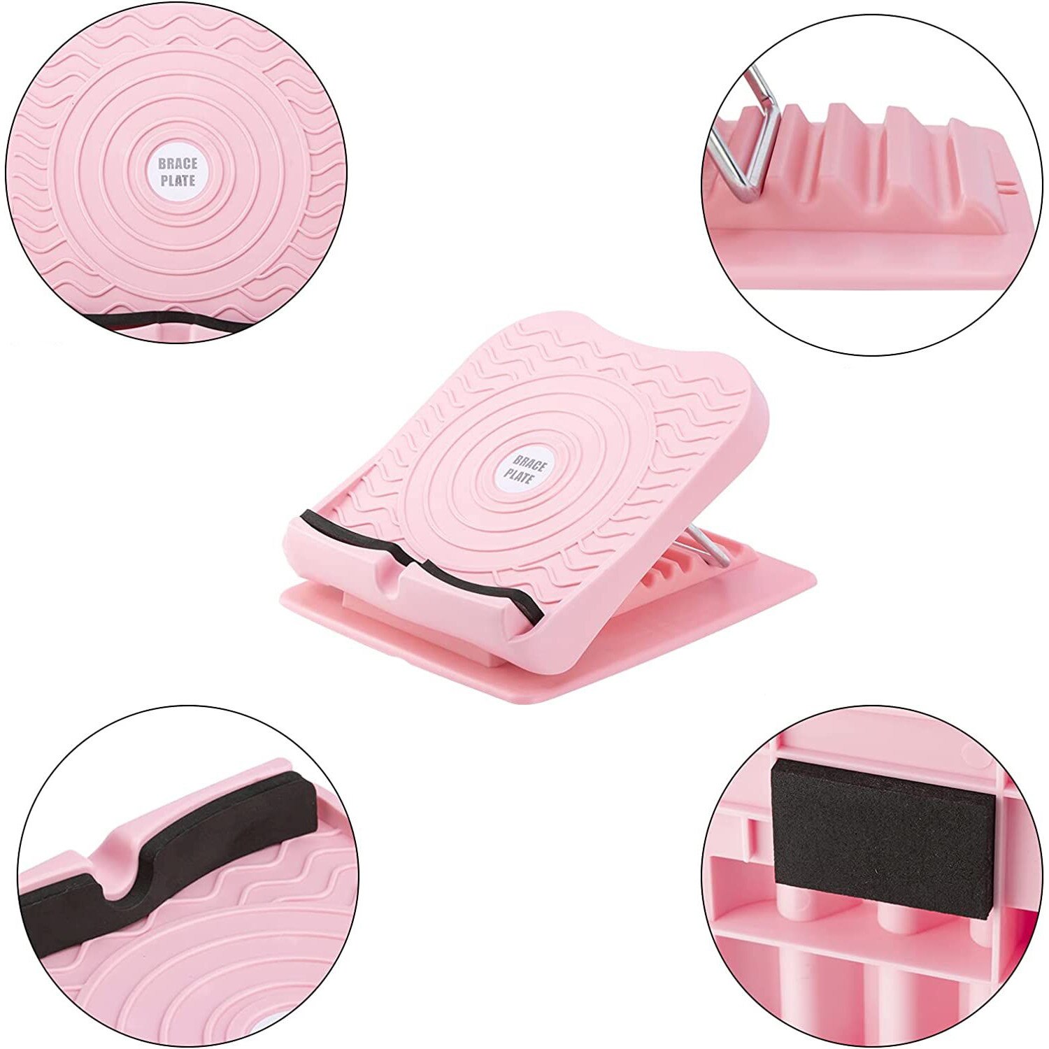 Platforma intindere gambe/glezne, MAXIMA, Roz - eMAG.ro