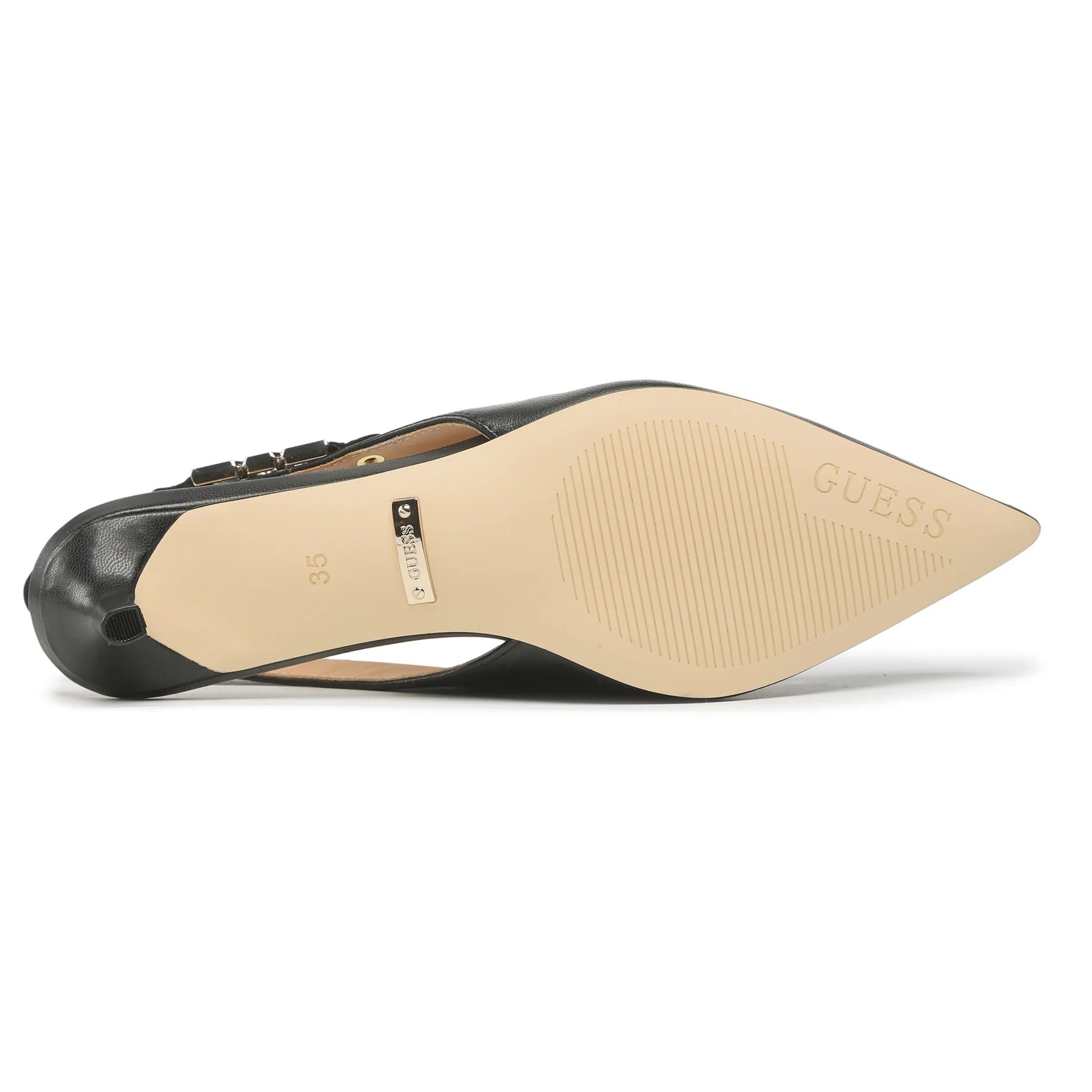 Sandale elegante dama Guess Santiment, Negru, 41 EU - eMAG.ro