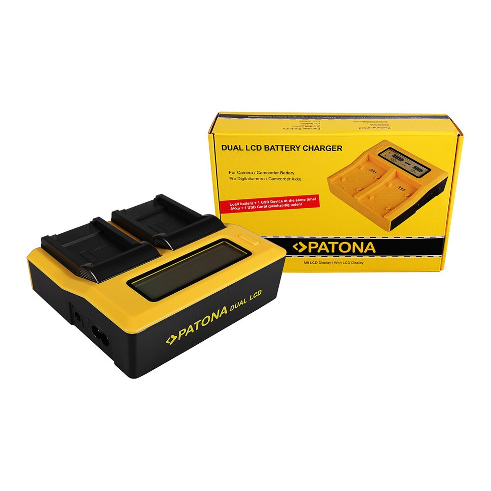 Incarcator DUAL LCD pentru acumulator Canon NB-8L Patona - eMAG.ro