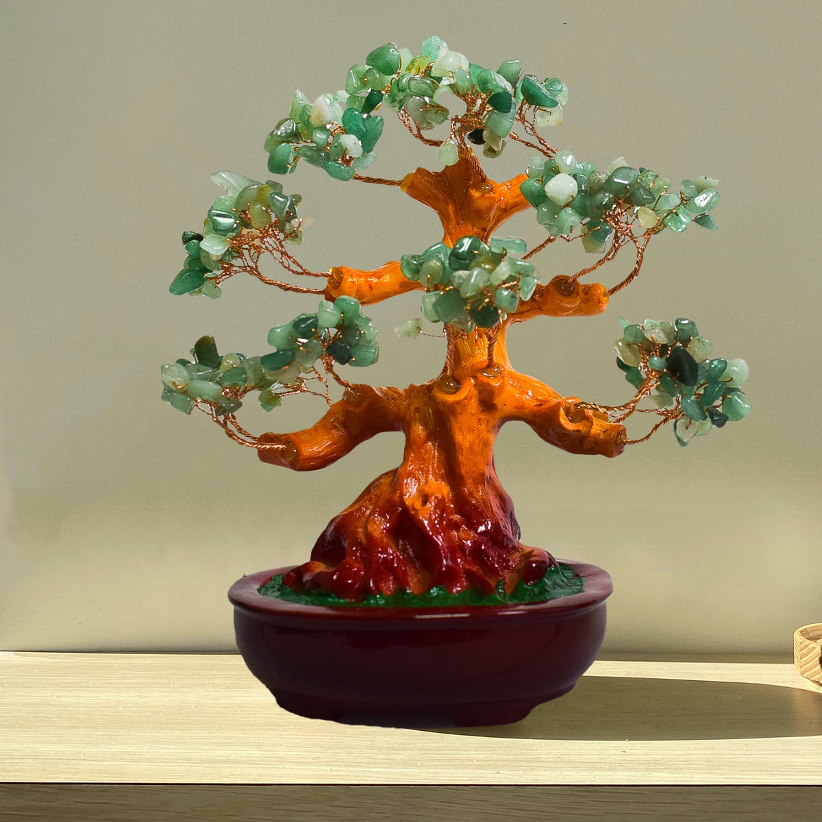 Copacel Feng Shui cu Pietre de Aventurin, Suport Ceramic, Naimeed ...