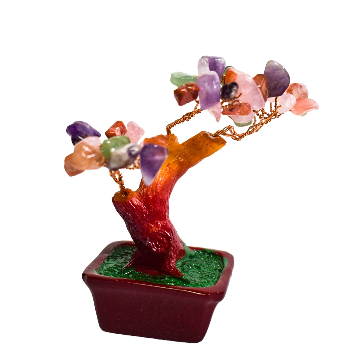 Copac Feng Shui cu Pietre Semipretioase, Suport Ceramic, Naimeed ...