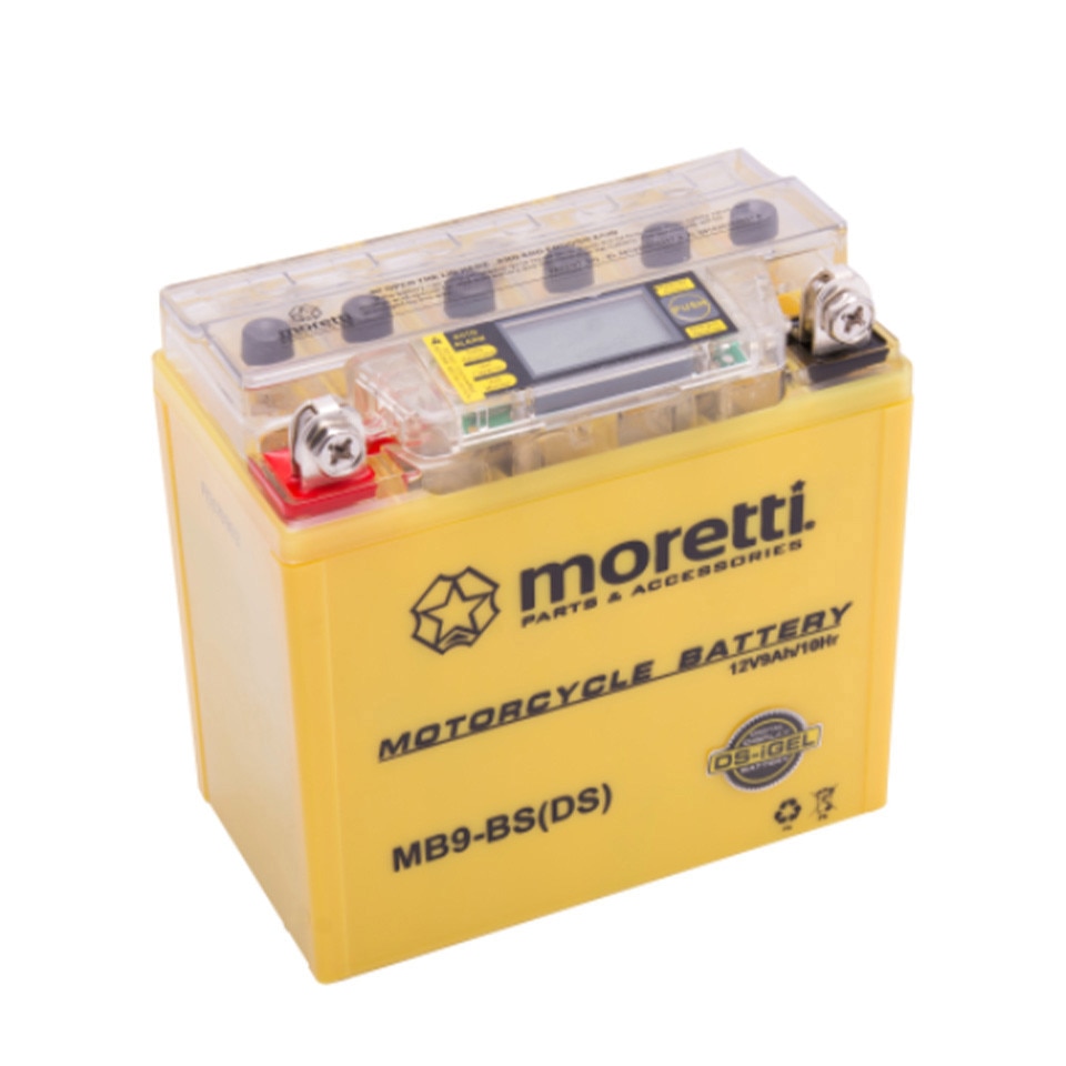 Baterie moto AGM MORETTI MB9-BS 12V-9Ah cu display digital - eMAG.ro