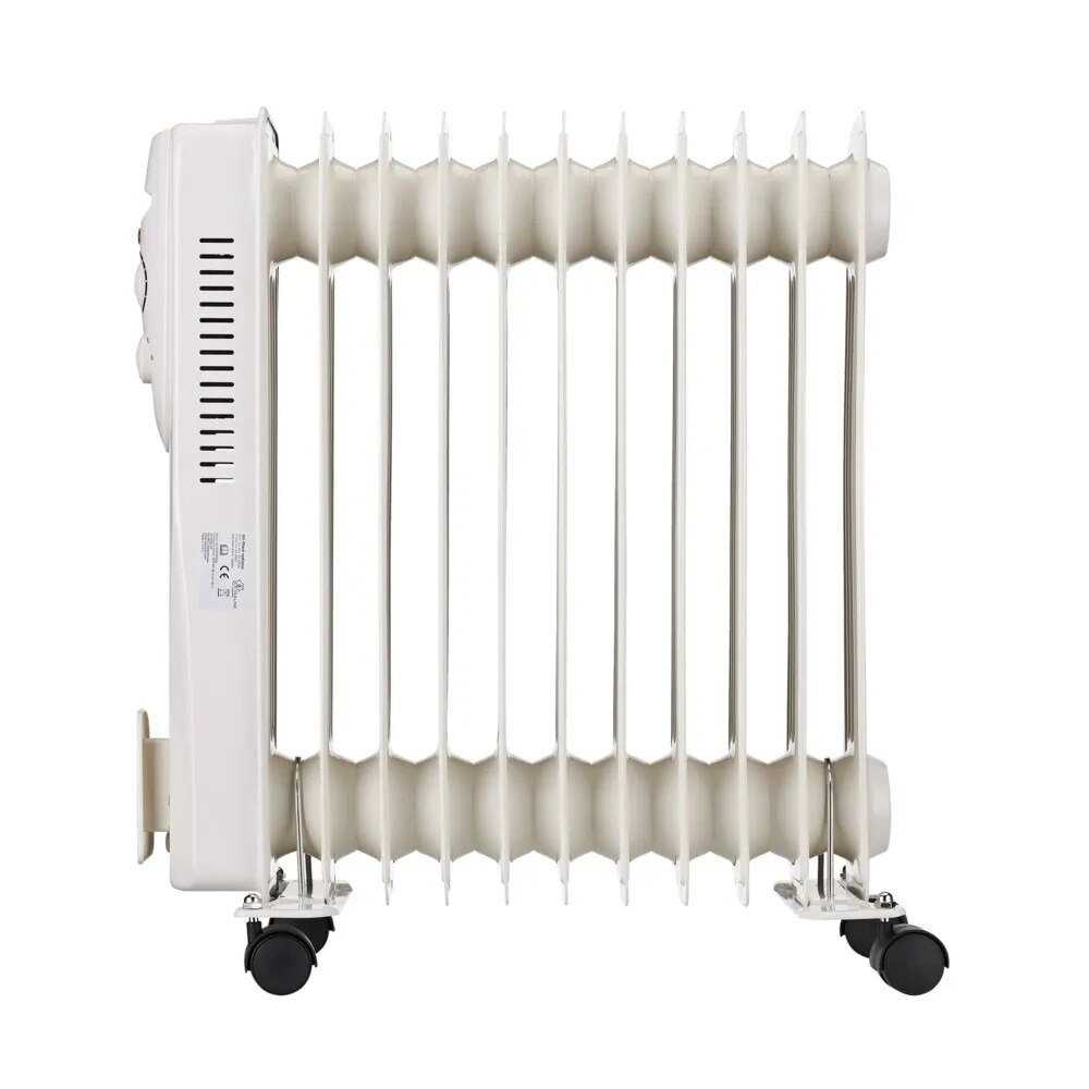 Radiator electric cu ulei, Extralink, NY-25W1, 2500W, 11 elementi, Alb ...