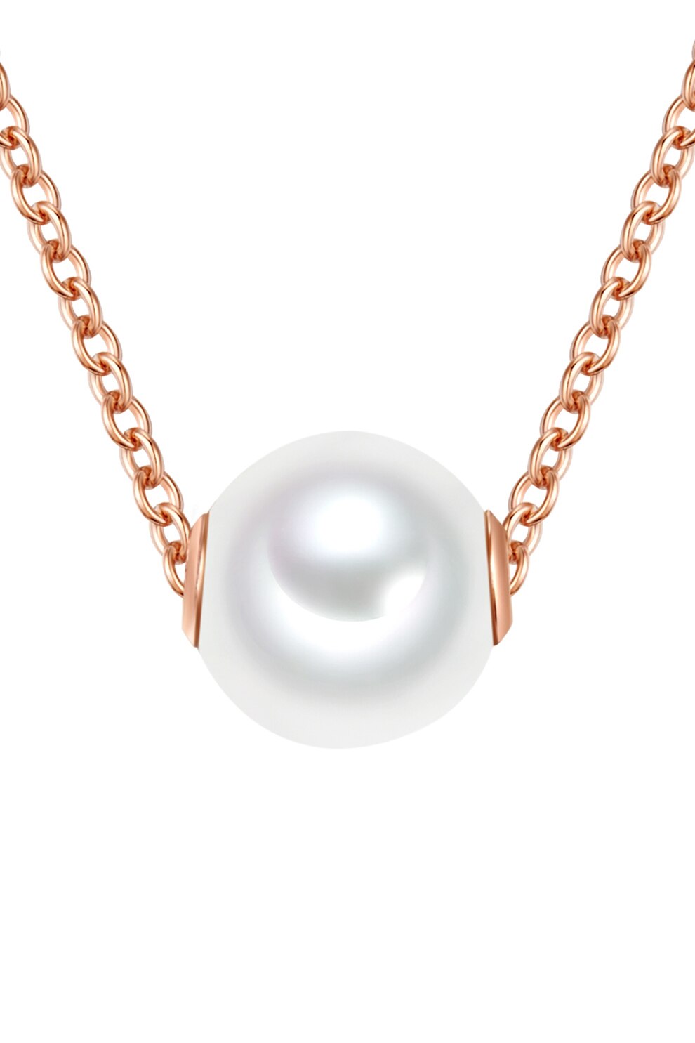 LINDENHOFF, Colier din argint 925 cu o perla, Alb, Auriu - eMAG.ro