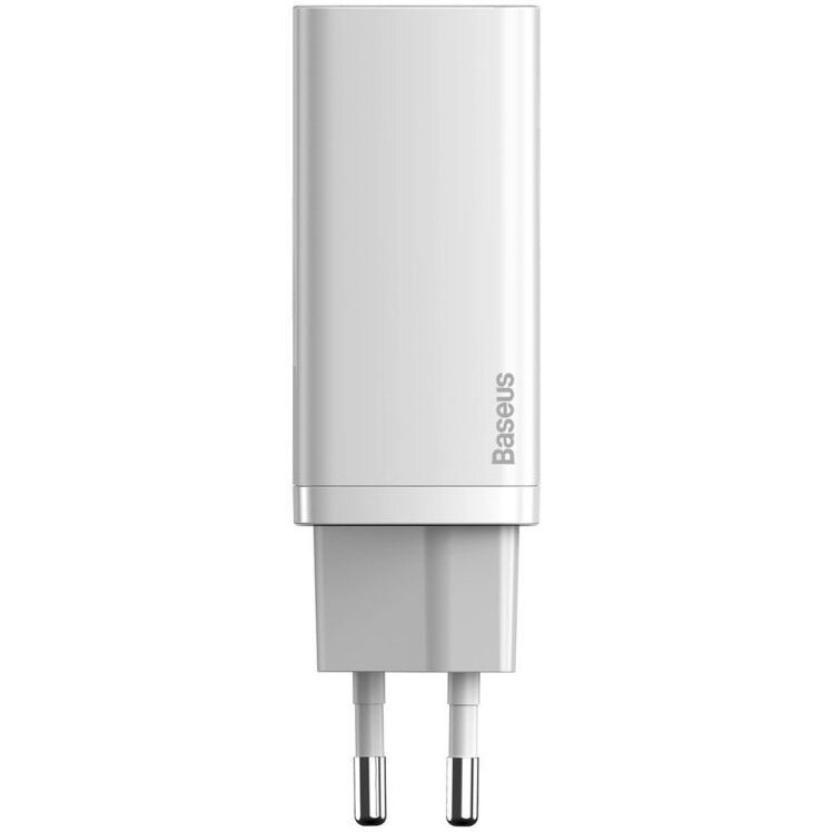 Incarcator Retea Baseus GaN2 Lite Dual USB Quick Charger, White - eMAG.ro