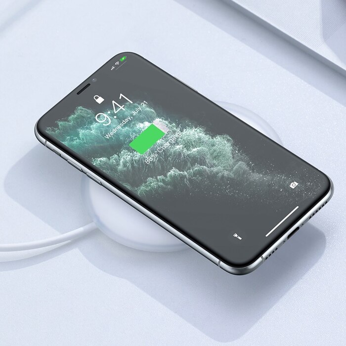 Incarcator Wireless, Baseus, 15 W, Alb - eMAG.ro