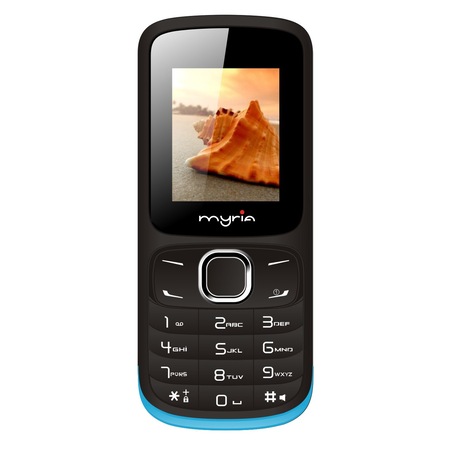 Telefon Mobil 1.8" MYRIA MOON MY9090 negru cu albastru - eMAG.ro