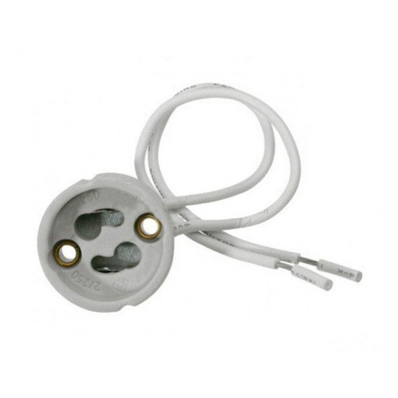 Abajur Adeleq, Ceramica, GU10, Cablu 15cm, 230 V, Alb - eMAG.ro