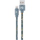 Tellur Graffiti USB to tip Lightning cable, 3A, 1m, blue - eMAG.ro