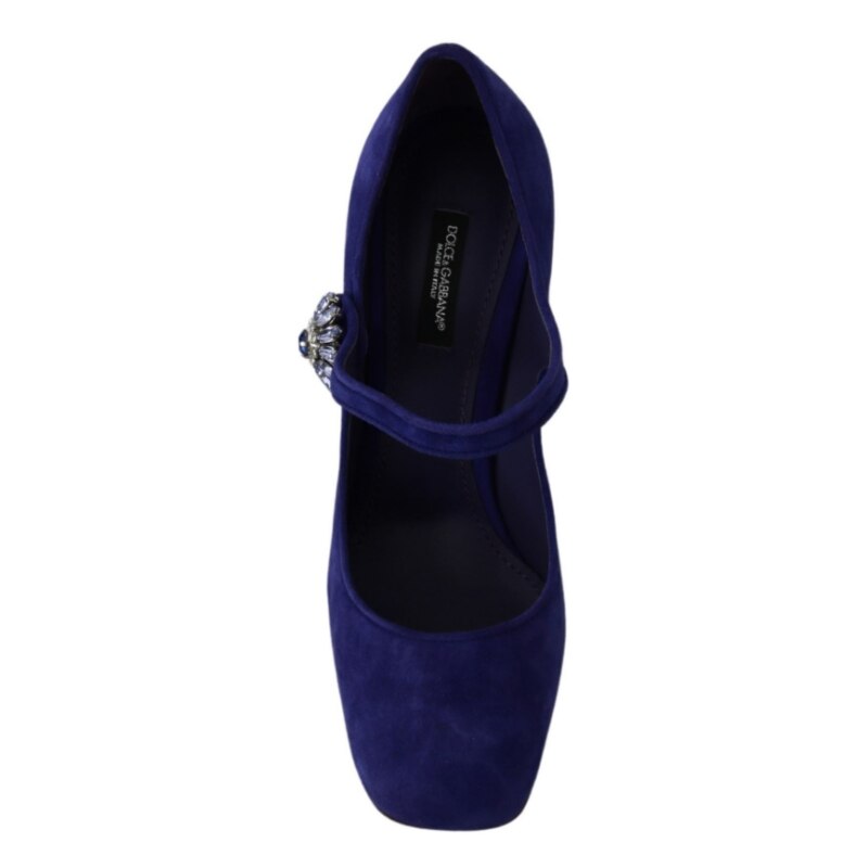 Pantofi dama, Dolce & Gabbana, Piele intoarsa, Violet, 36 - eMAG.ro