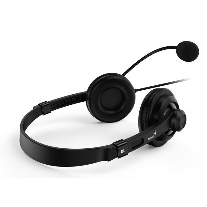 CASTI Genius HS-230U cu fir, negru - eMAG.ro