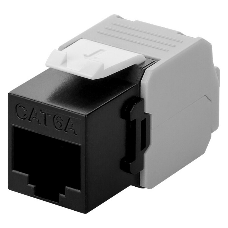 Modul Goobay Keystone, RJ45, CAT 6A, UTP, Gri / Negru - eMAG.ro