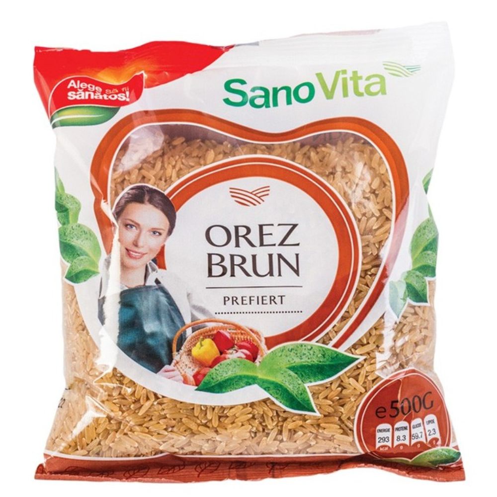 Orez Brun Prefiert Sano Vita, Cantitate500 g - eMAG.ro