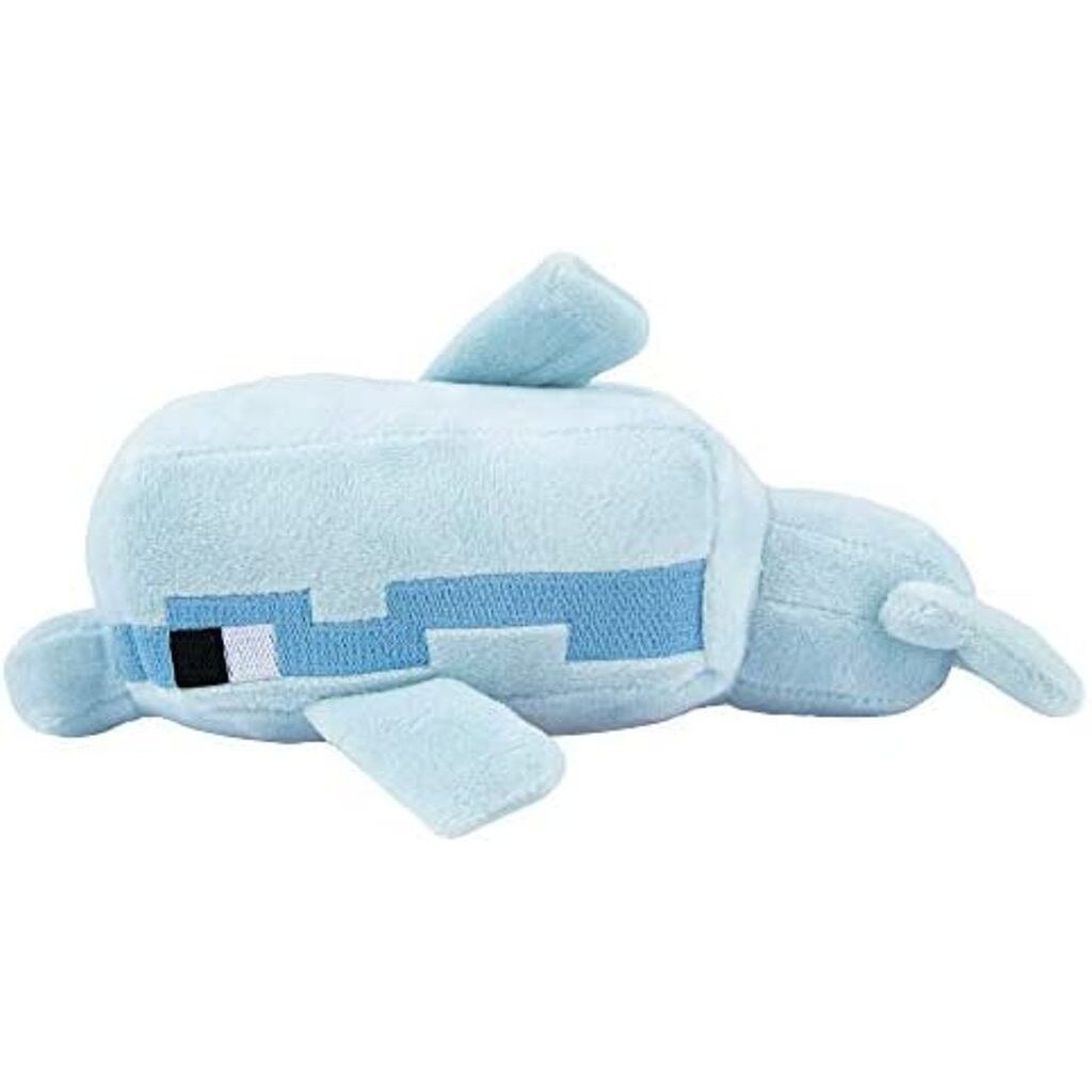 Jucarie de plus, Minecraft, Model Delfin, 26 cm, Albastru - eMAG.ro