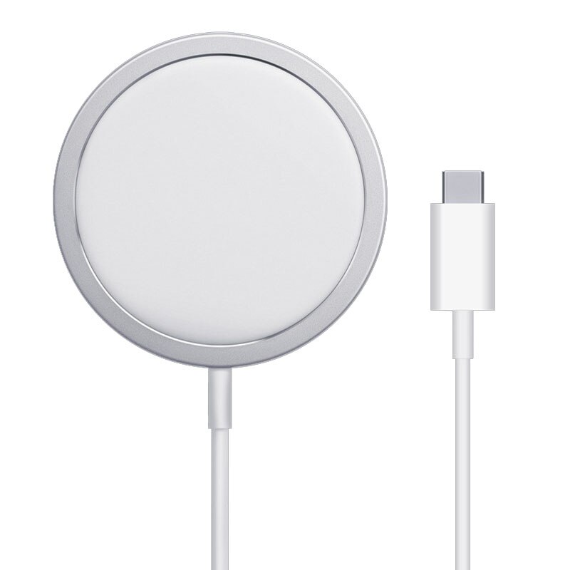 Incarcator wireless MagSafe, Compatibil cu Apple, Alb - eMAG.ro
