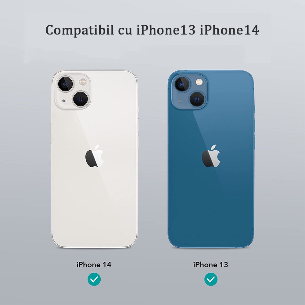 Husa de protectie, TPU, MagSafe, Compatibil cu iPhone 13, Transparent ...