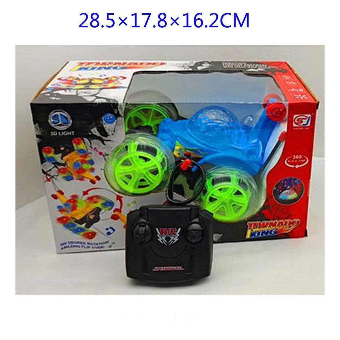 Masina 5 roti rotatie 360 grade, cu telecomanda, lumini si sunete 18 x ...