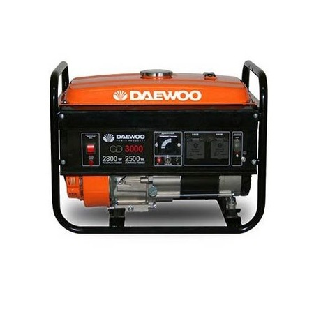 Бензинов генератор DAEWOO GD 3000, монофазен с ръчен старт, 2.8 kW, 15 ...