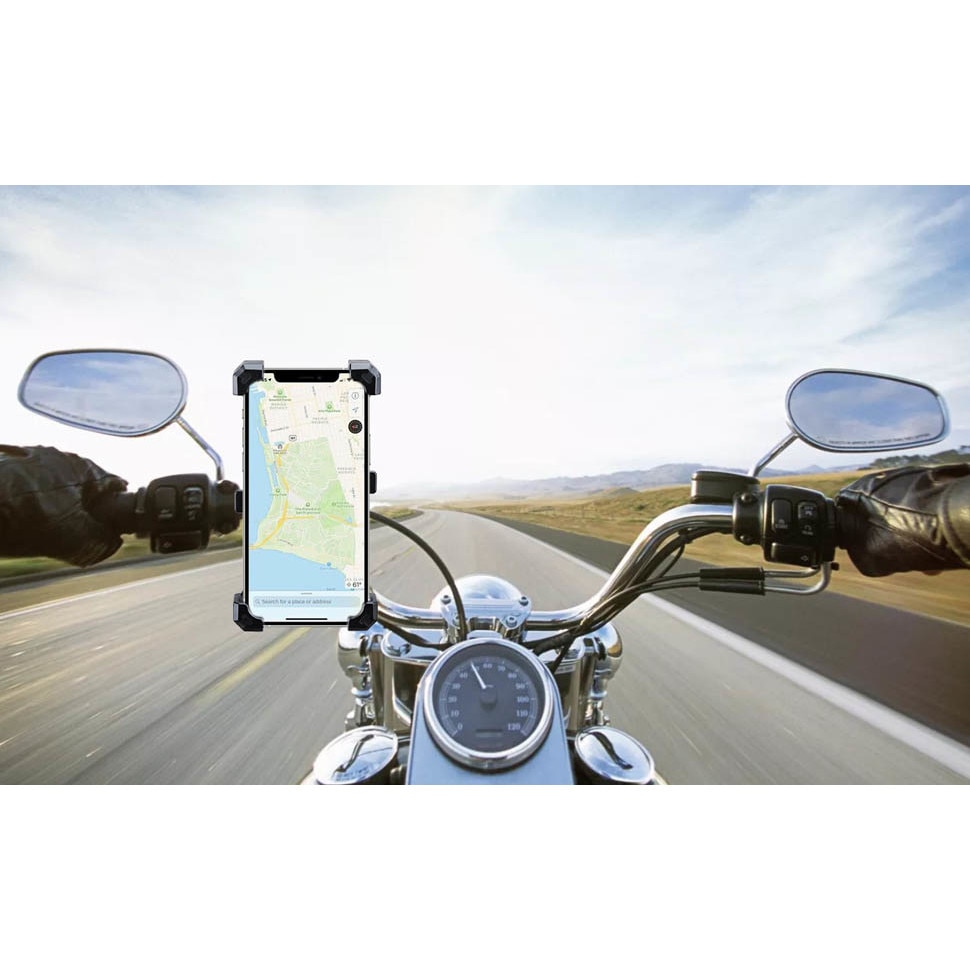 Suport telefon pentru bicicleta/motocicleta, Wieysdoo, Rotativ ...