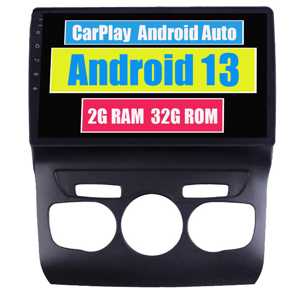 Navigatie GPS pentru Citroen C4 C4L DS4 2011-2015 Android Radio CarPlay Bluetooth 2GB RAM, 32GB ...