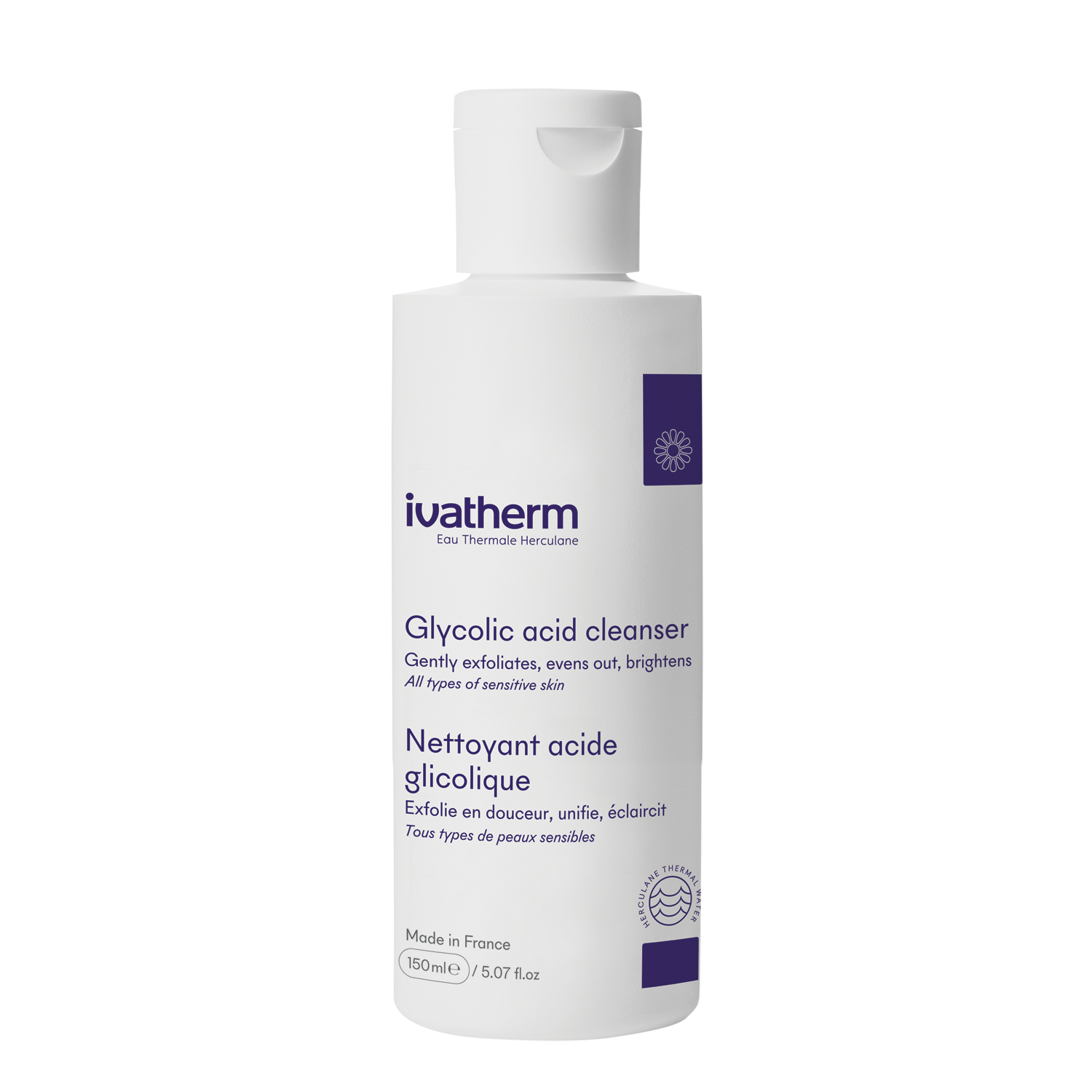 Tisztító gél glikolsavval Ivatherm, 150 ml - eMAG.hu