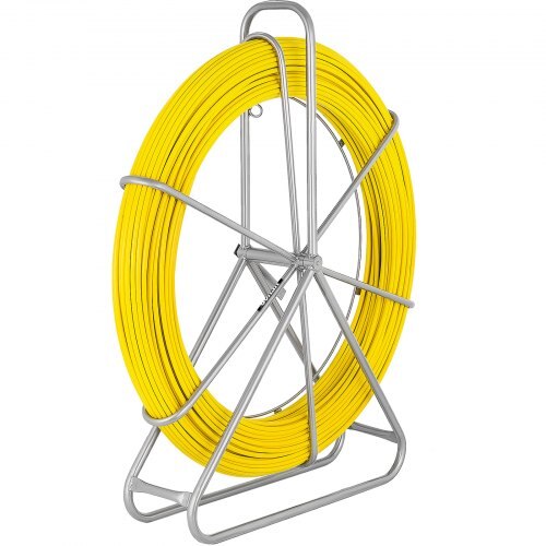 Rola cablu din fibra de sticla, 150 m, diametru 8 mm, galben - eMAG.ro