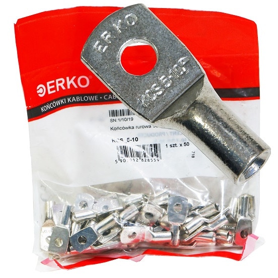 Terminal de cablu tip inelar KCS 10mm-M5 50 buc Erko - eMAG.ro
