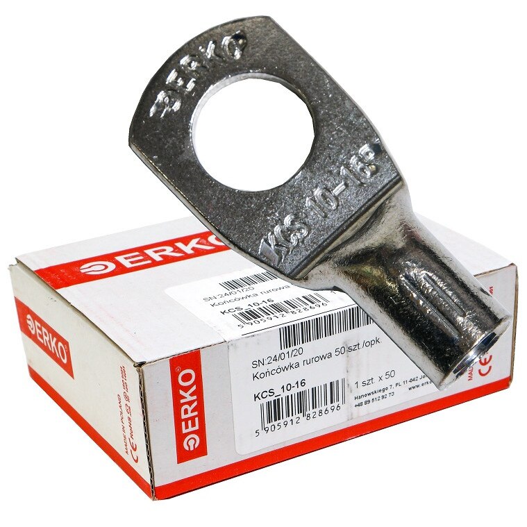 Terminal de cablu tip inelar KCS 16mm-M10 50 buc Erko - eMAG.ro