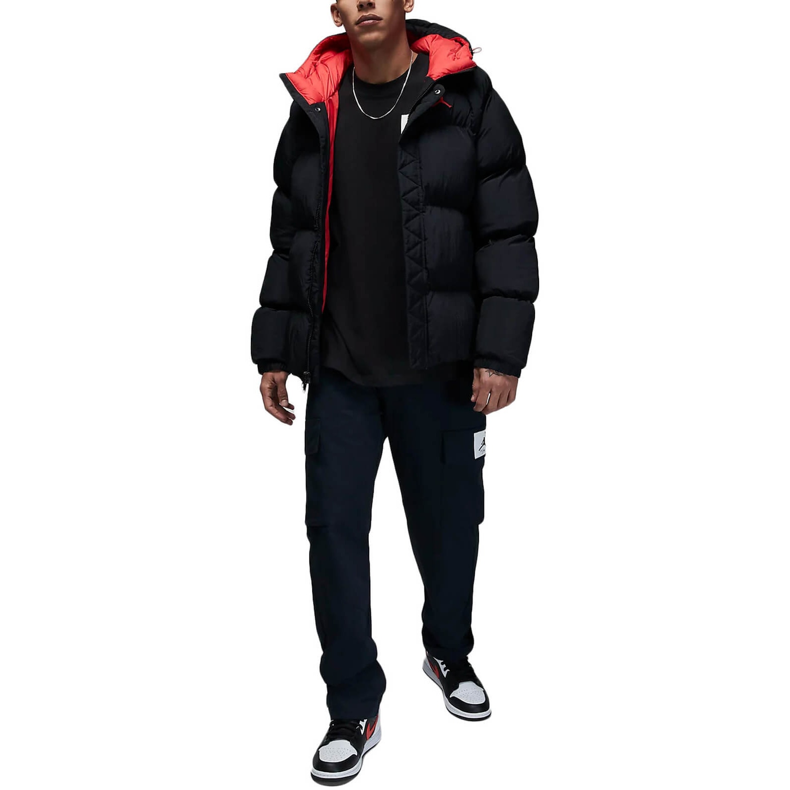 Geaca Jordan Essentials Puffer, DQ7348-010 Negru XL INTL - eMAG.ro