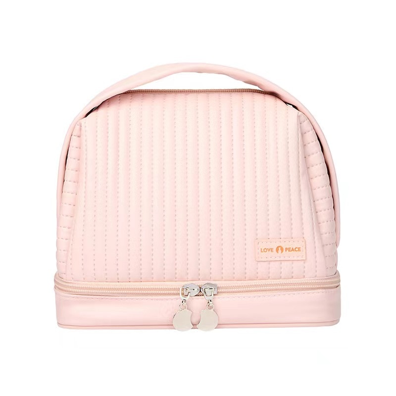 Portfard dama, Piele ecologica, Roz - eMAG.ro