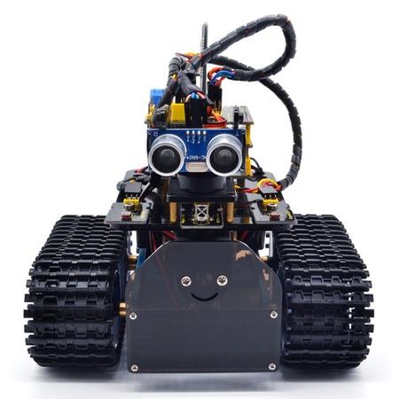 Kit mini tank robot V2.0 KS0428, Keyestudio, Compatibil cu Arduino STEM ...