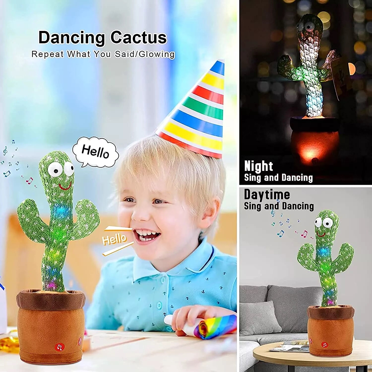 Jucarie din Plus Interactiva, Cactus Dansator, Vorbeste si ...