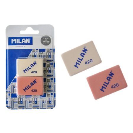 Set 2 radiere 420 BMM10304MP, Milan, 42x28x11 mm, Roz/Alb - eMAG.ro