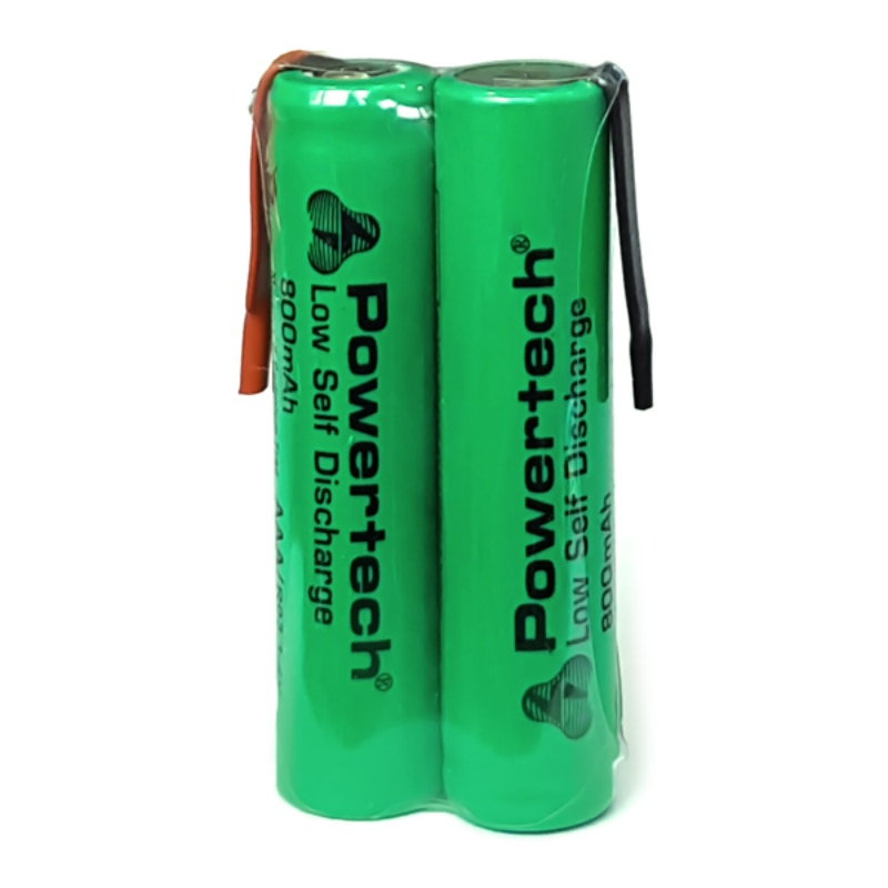 Set 2 x Baterie reincarcabila PowerTech PT-789, 800 mAh, AAA HR03, Ni ...